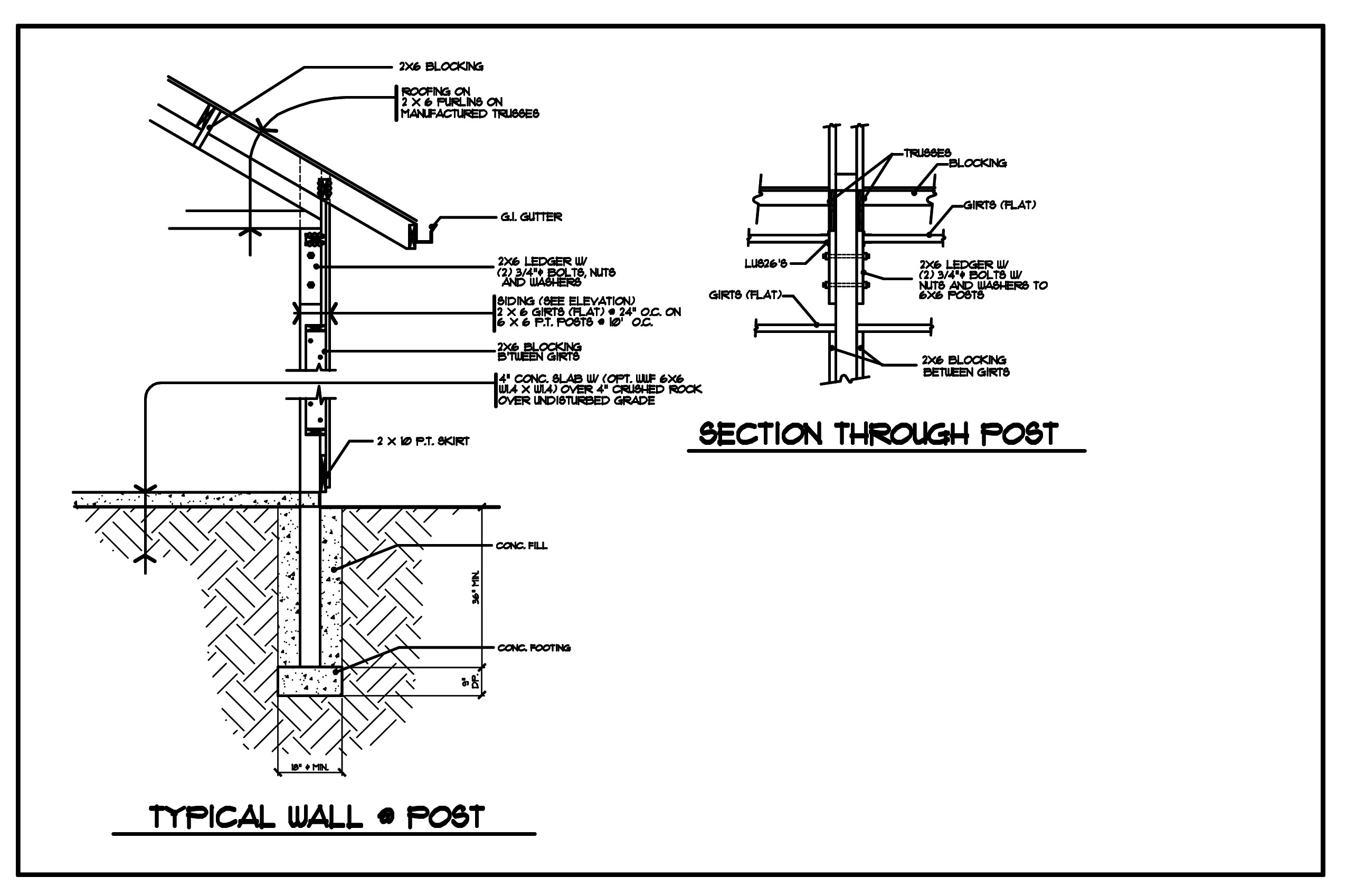 Typical Pole Barn Construction Details Infoupdate Typical Pole Barn Construction Details Infoupdate
